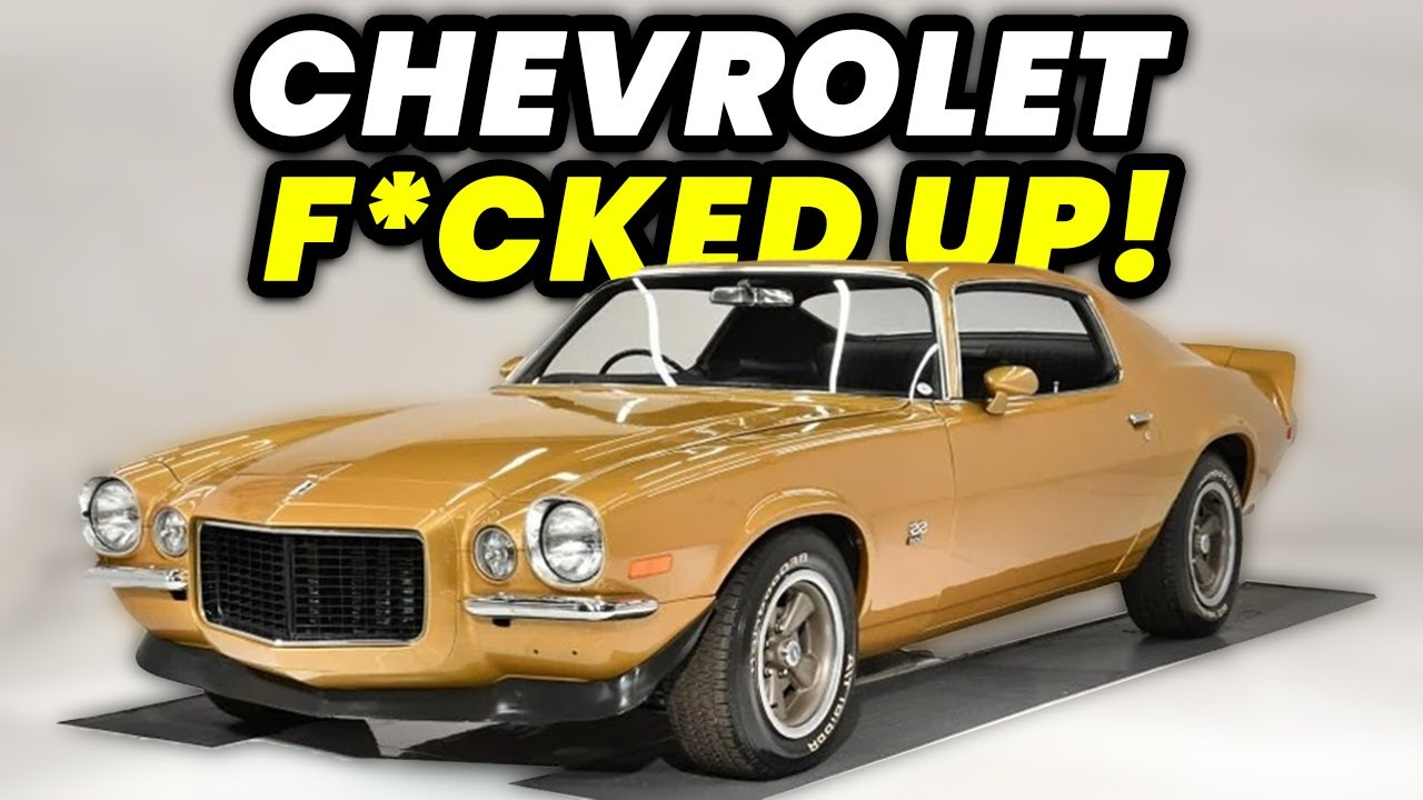 12 UGLIEST Chevy Muscle Cars In History! - YouTube