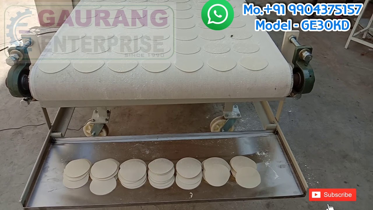 Automatic | Pani Puri Making Machine | Panipuri cutting Machine | Model ...