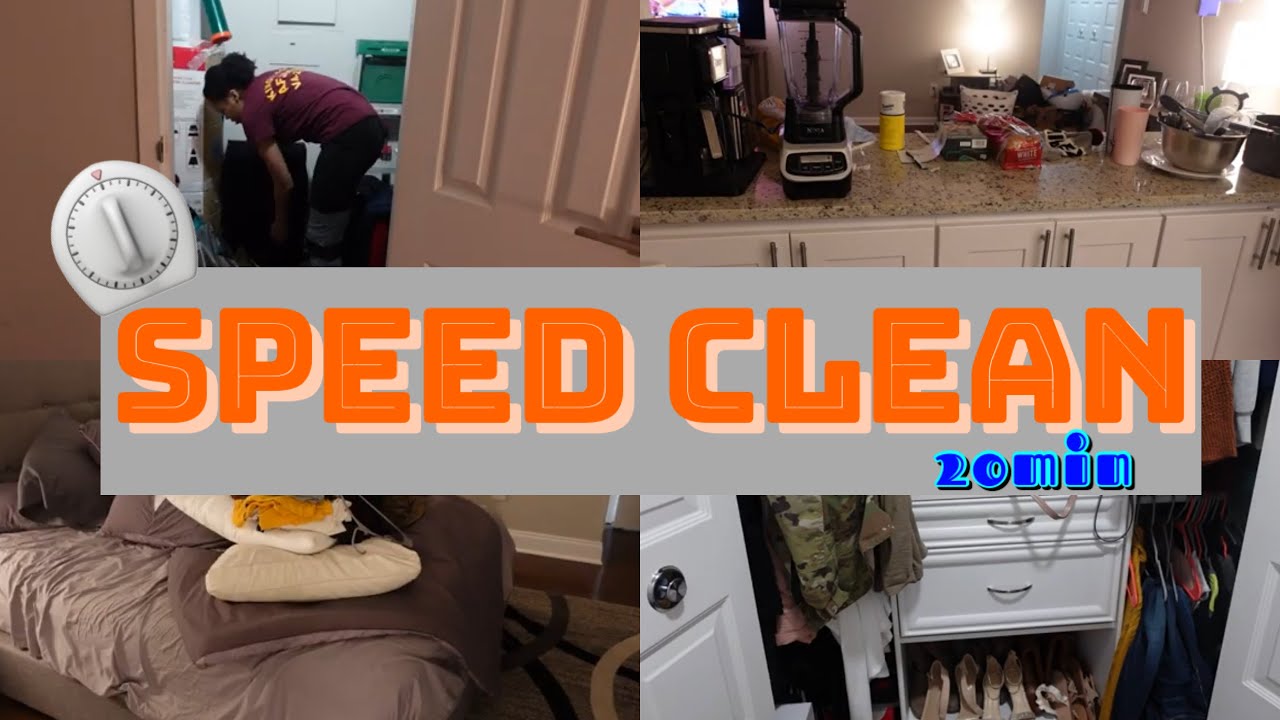 SPEED CLEAN | UNDER 20 MINUTES - YouTube