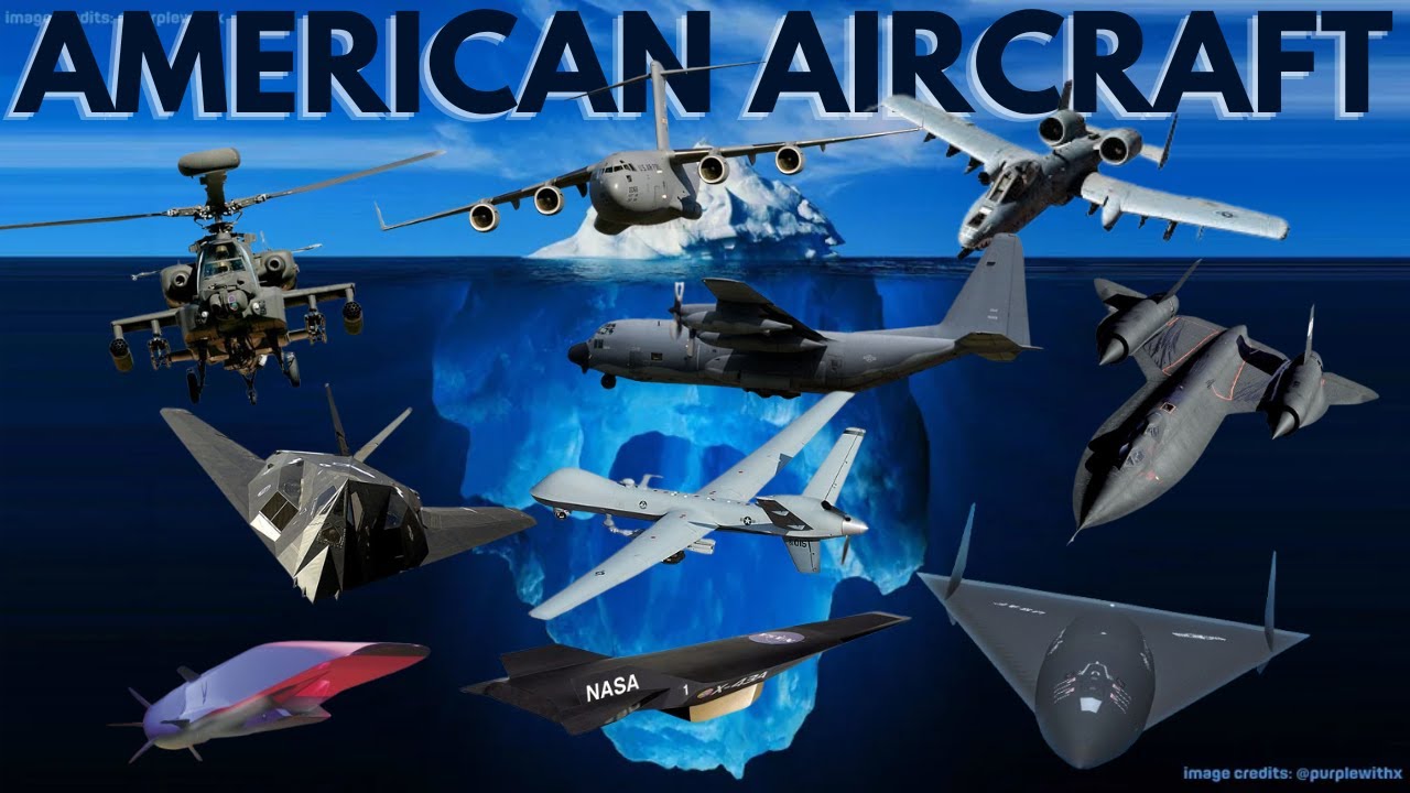 The American Military Aircraft Iceberg Explained - YouTube