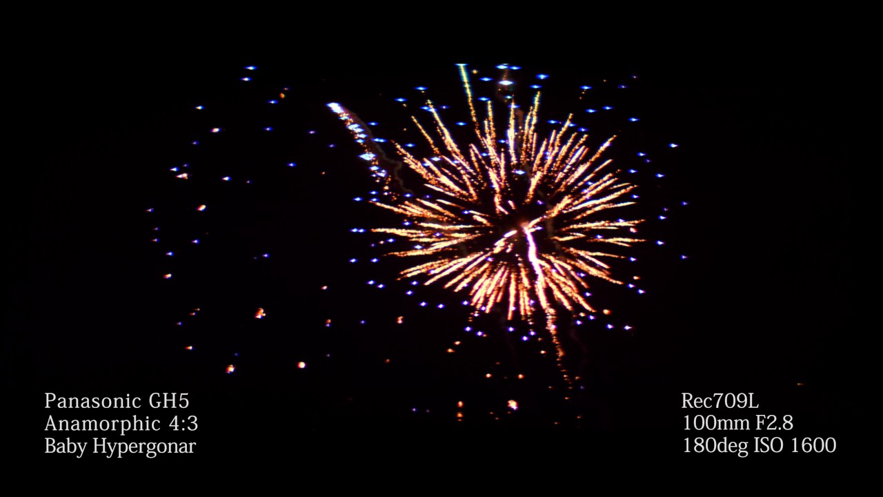 GH5 Anamorphic 4K - Baby Hypergonar - Fireworks in Waikiki - YouTube