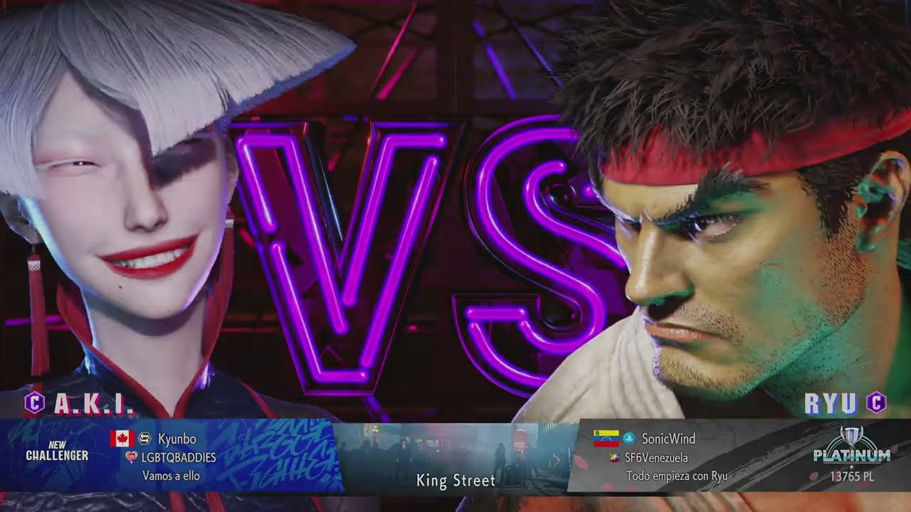 Happy Birthday Ryu (SF6) ¤ Ryu vs AKI Ranked match - YouTube