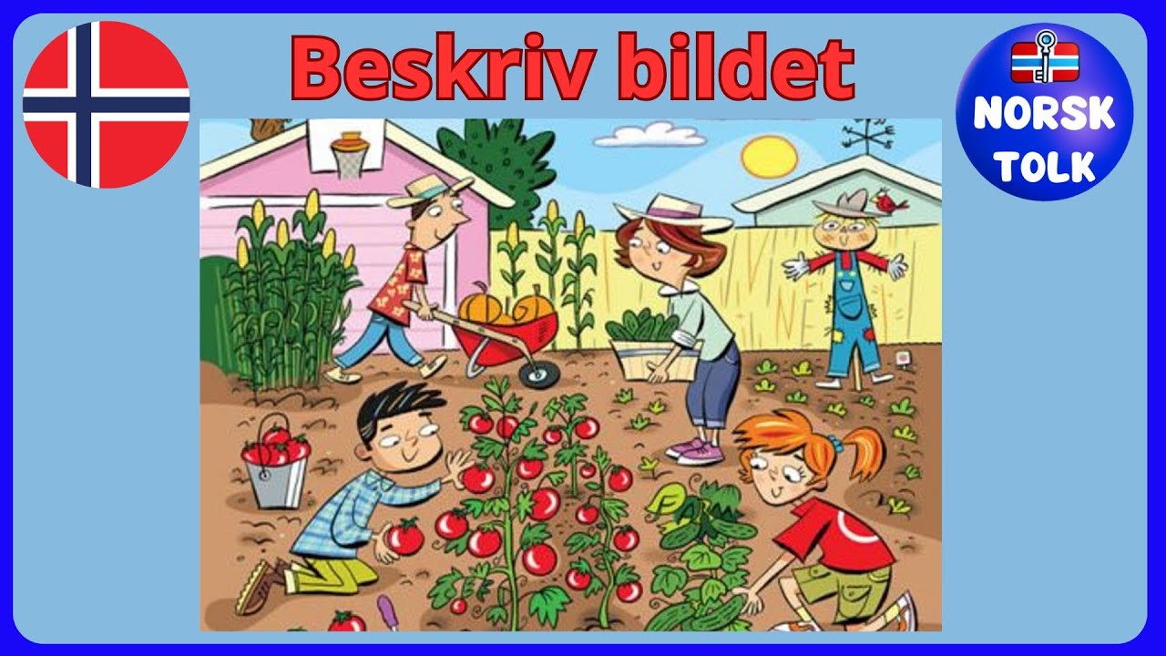 Beskrive et bilde 8 | Norskprøven Skriftlig - YouTube
