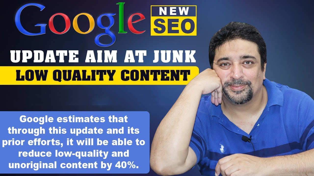 Google's new SEO update aims at junk, low quality content | Automated content | expired domains ...