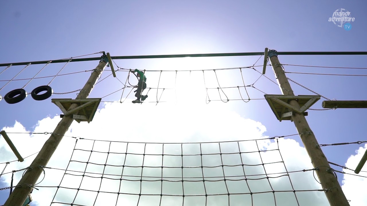 Manor Adventure- Culmington Manor - High Ropes - YouTube
