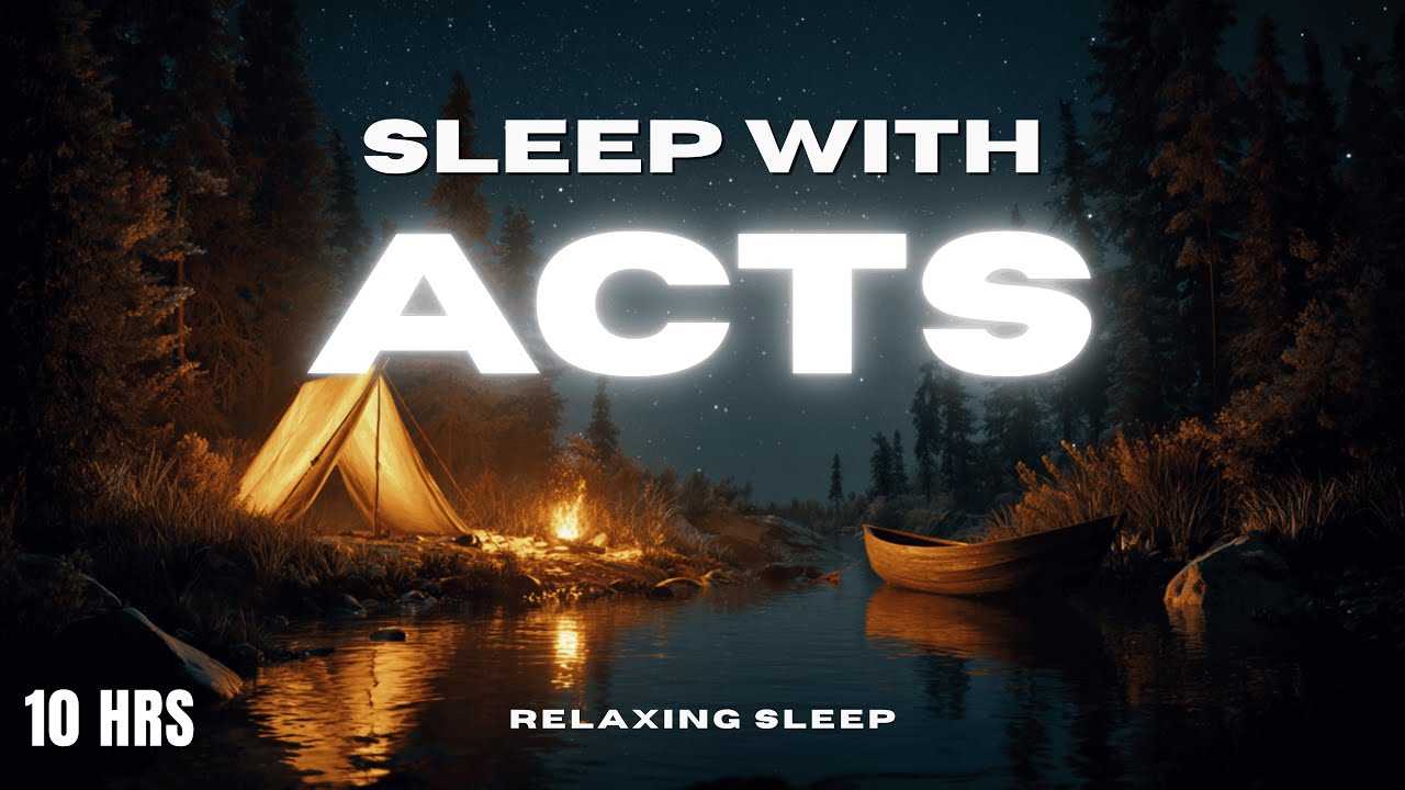 LIVE All Night: Fall Asleep with Book of Acts - Peaceful Bible Reading ...