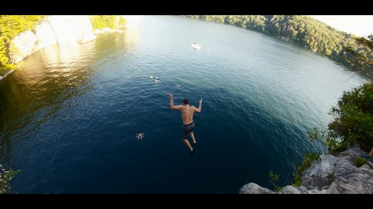 Epic Cliff Jump GoPro vid 2014 - YouTube
