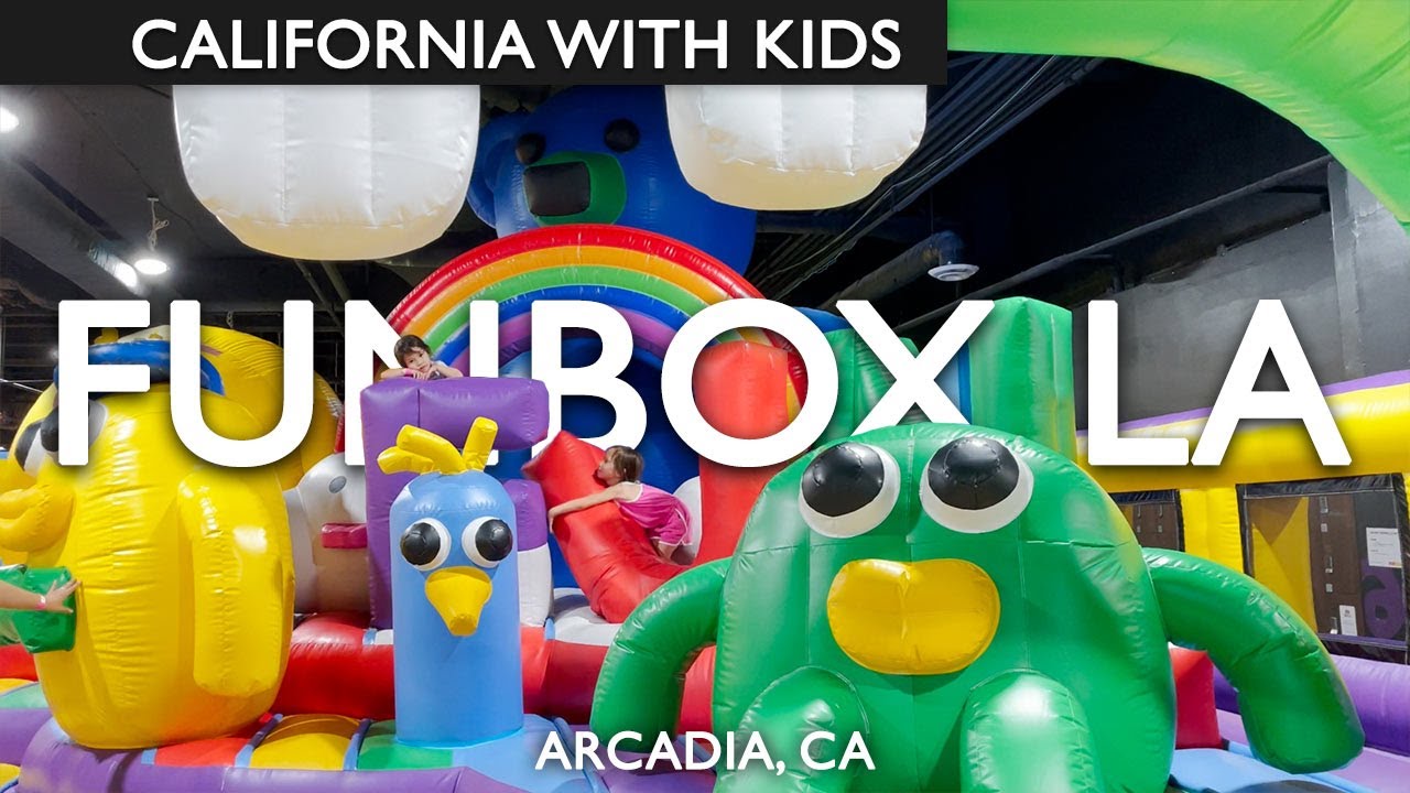 A Look Inside FUNBOX LA's Gigantic Bounce House - YouTube