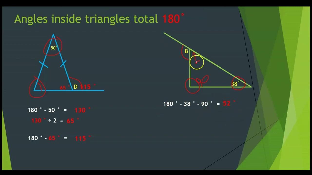 Angles inside triangles | Year 6 Checkpoint - YouTube