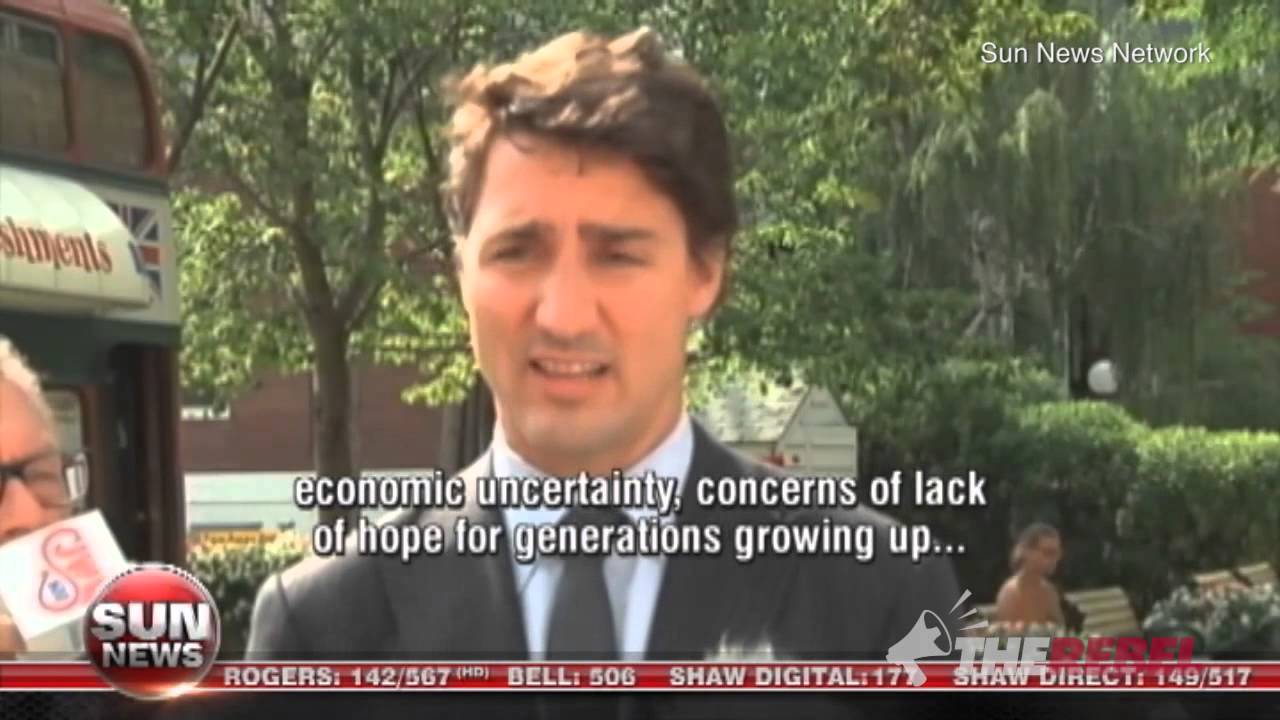 "From the heart": Justin Trudeau's Kumbaya economic policy? - YouTube
