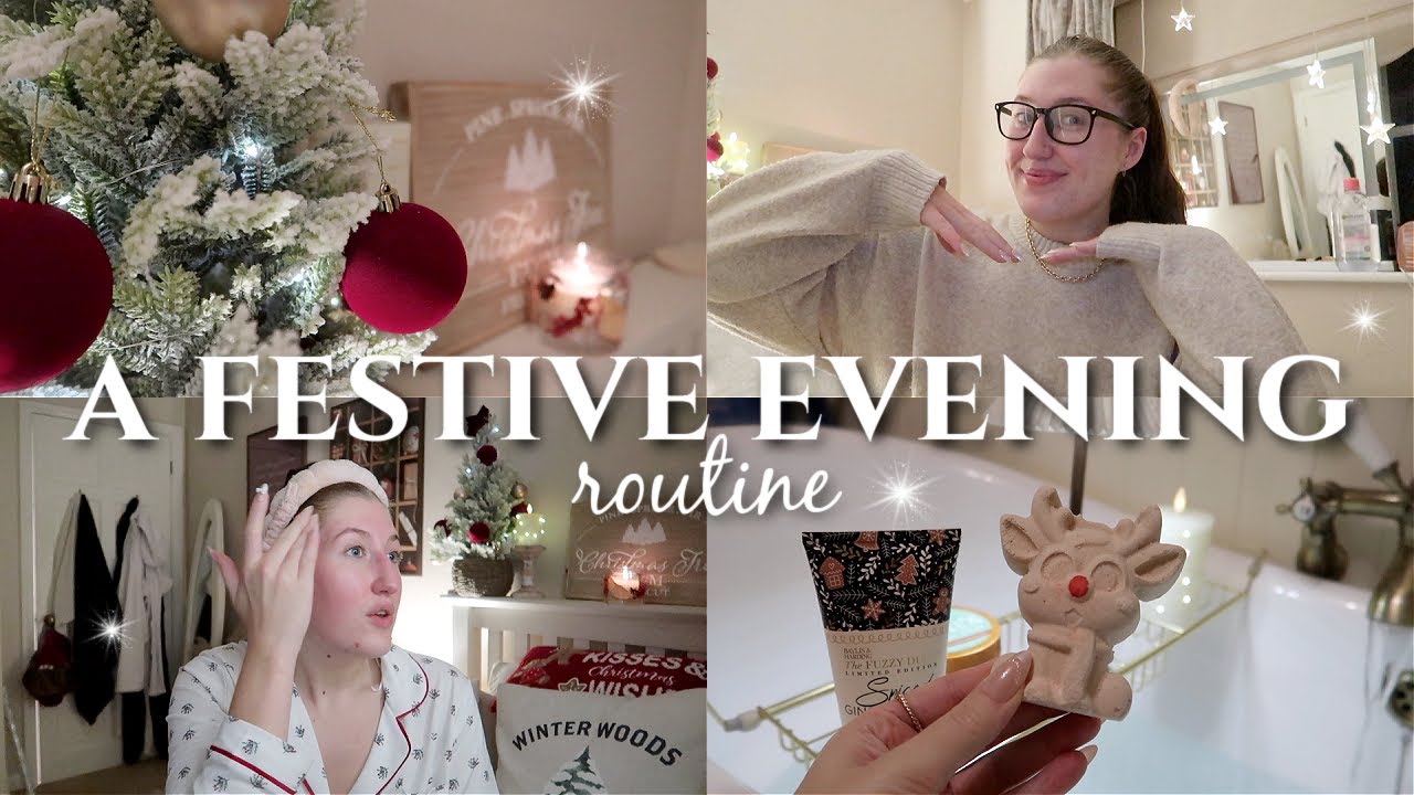 A Festive Evening Routine ️ Cosy Christmas Night In - YouTube