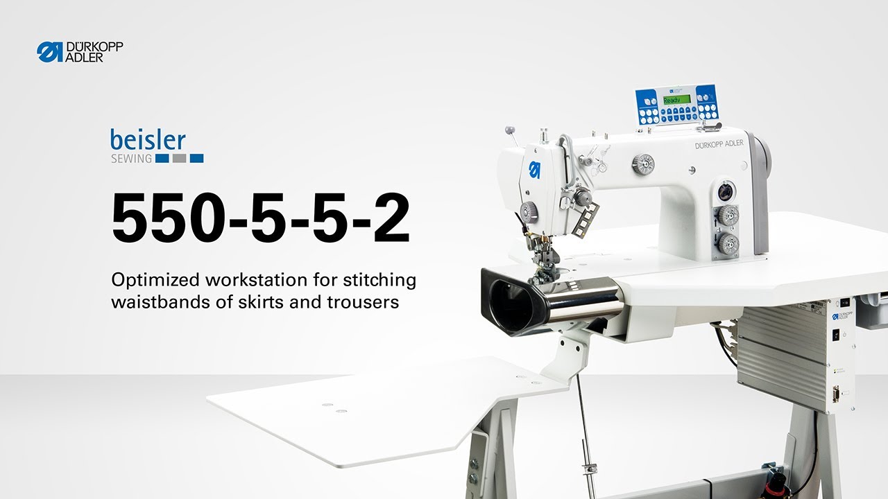 Dürkopp Adler - cl. 550-5-5-2 Optimized workstation for stitching ...
