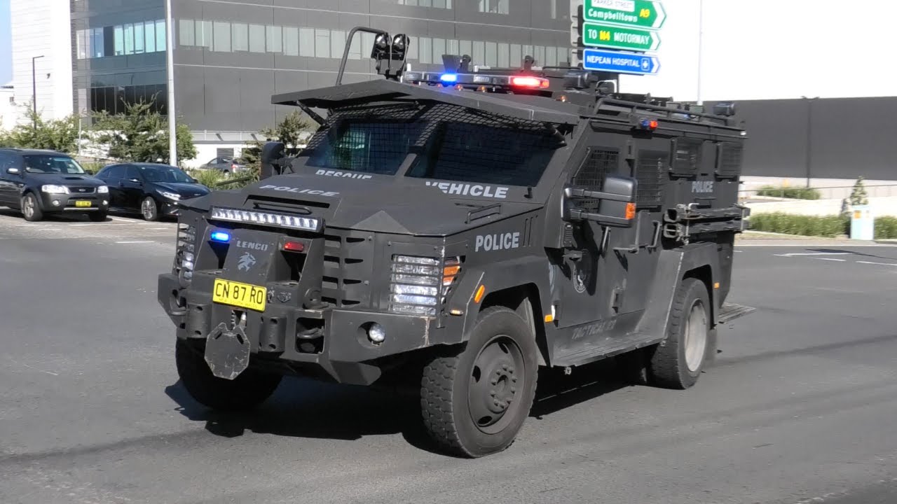 Tactical Operations Unit Responding - NSW Police Force - YouTube
