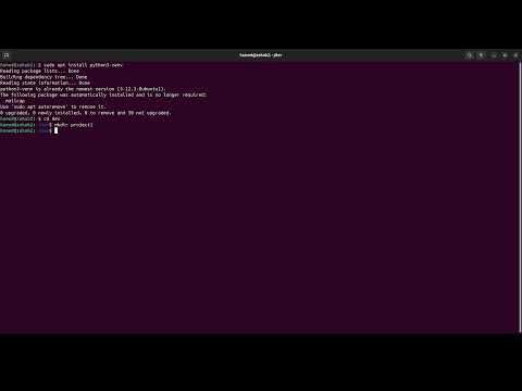 Creating a virtual environment for a Python project - YouTube
