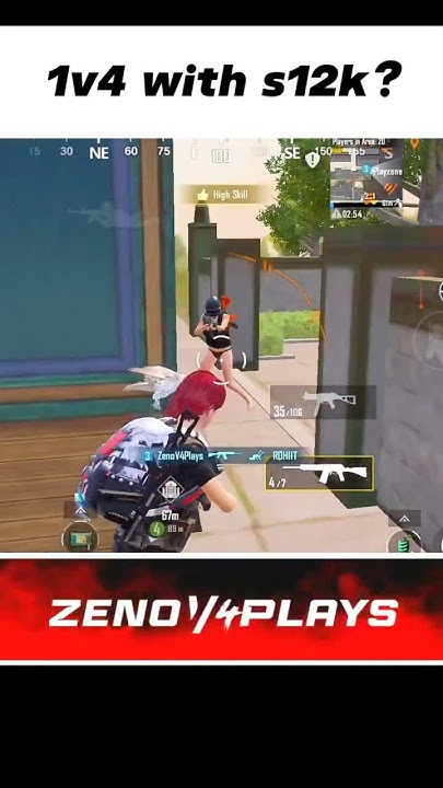 1v4 with s12k? #1v4clutch #bgmi #shorts #pubgmobile #youtubeshorts - YouTube