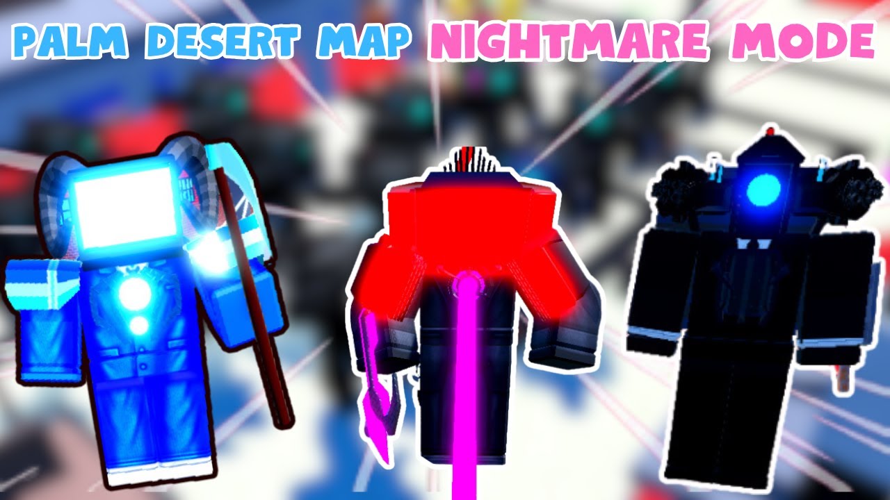 NIGHTMARE MODE USING MYTHICAL UNITS..TOILET TOWER DEFENSE - YouTube