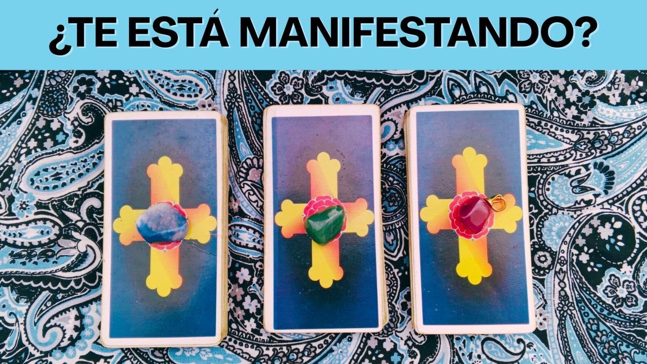 ¿TE ESTÁ MANIFESTANDO? 🃏 Tarot Interactivo 🃏 - YouTube