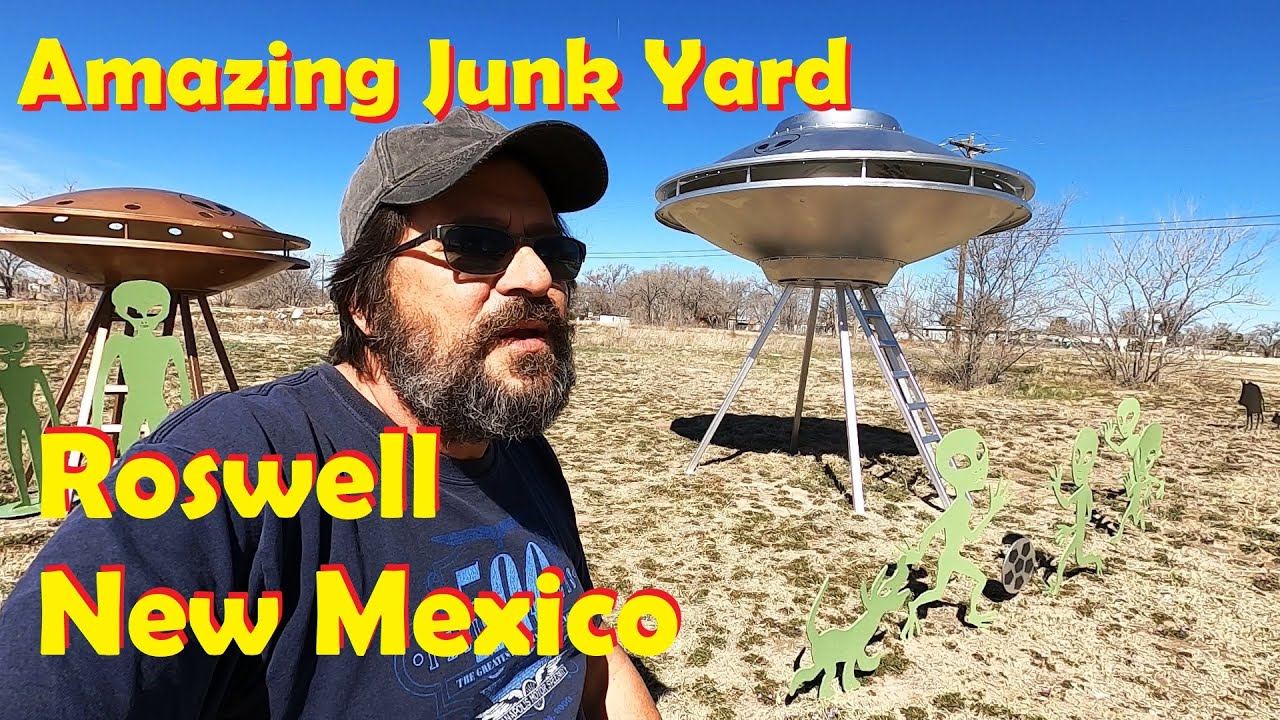 Amazing Junk Yard in Roswell New Mexico - Classic Cars - UFO's & Aliens ...