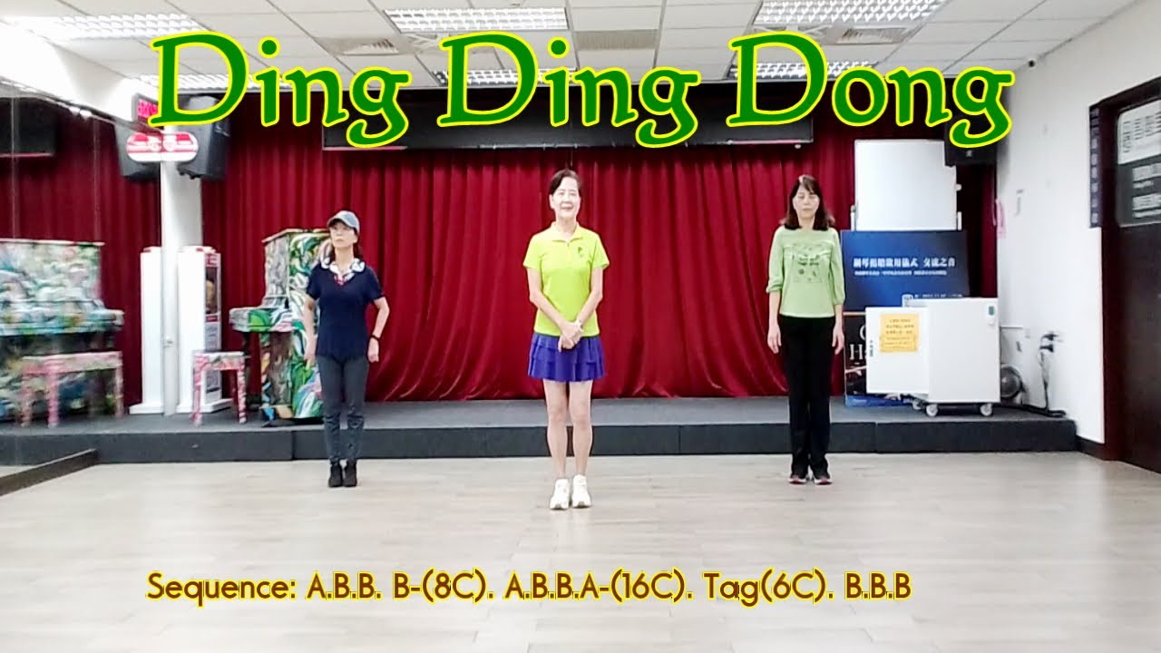 Ding Ding Dong - Line Dance | Choreo by Karen Lee (TW) - YouTube