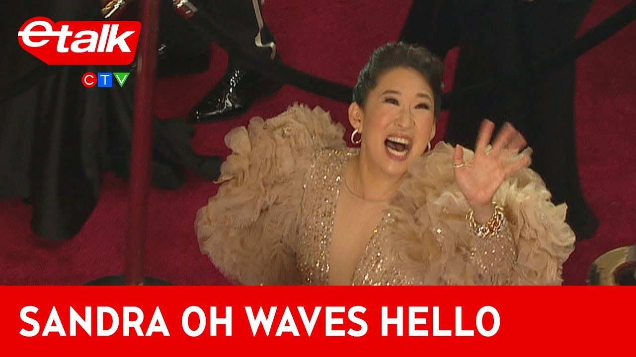 Sandra Oh waved to Lainey and Danielle on the Oscars red carpet | etalk