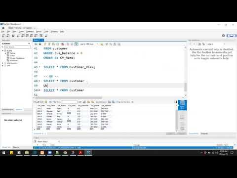Week11 lab - advanced SQL queries - YouTube
