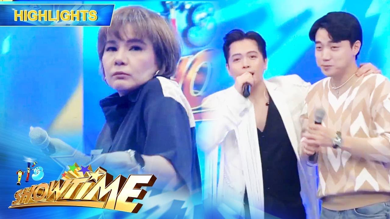 Tyang Amy drinks water after dancing | It's Showtime - YouTube