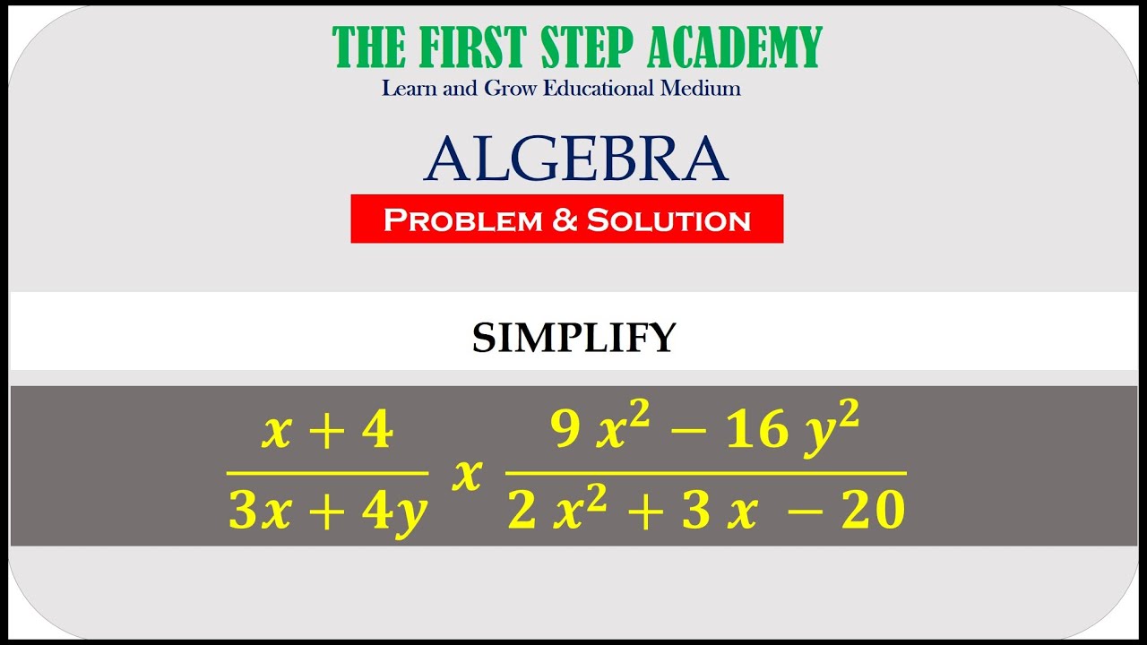 Algebra Simplify 