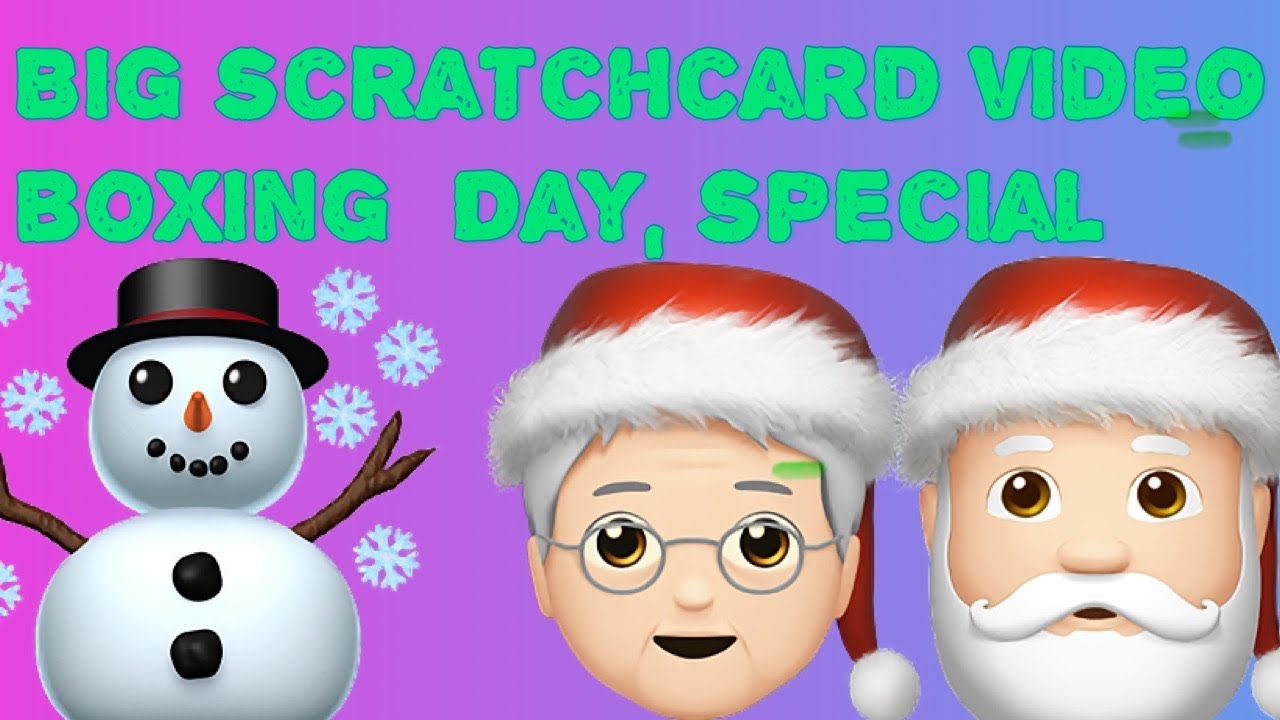 Big Boxing Day scratchcard special - YouTube