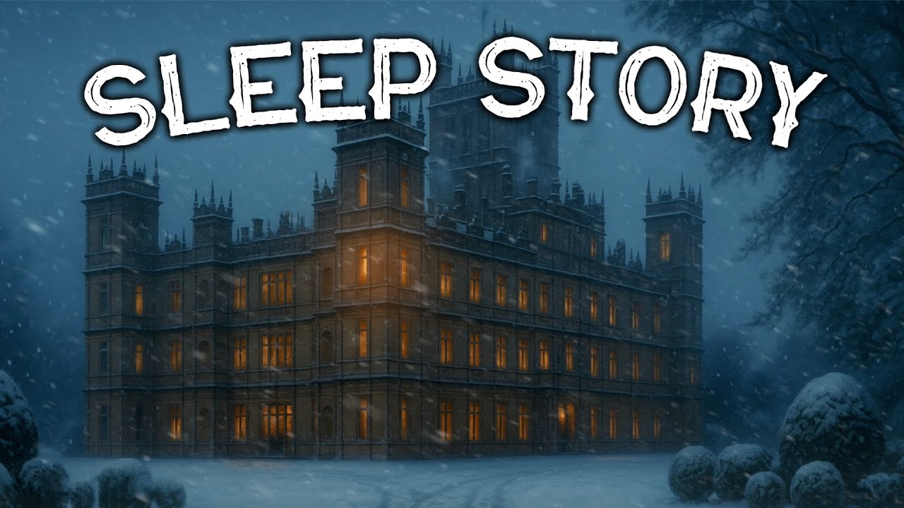 Sleepy Abbey in the Snow: A Cozy Winter Sleep Story - YouTube