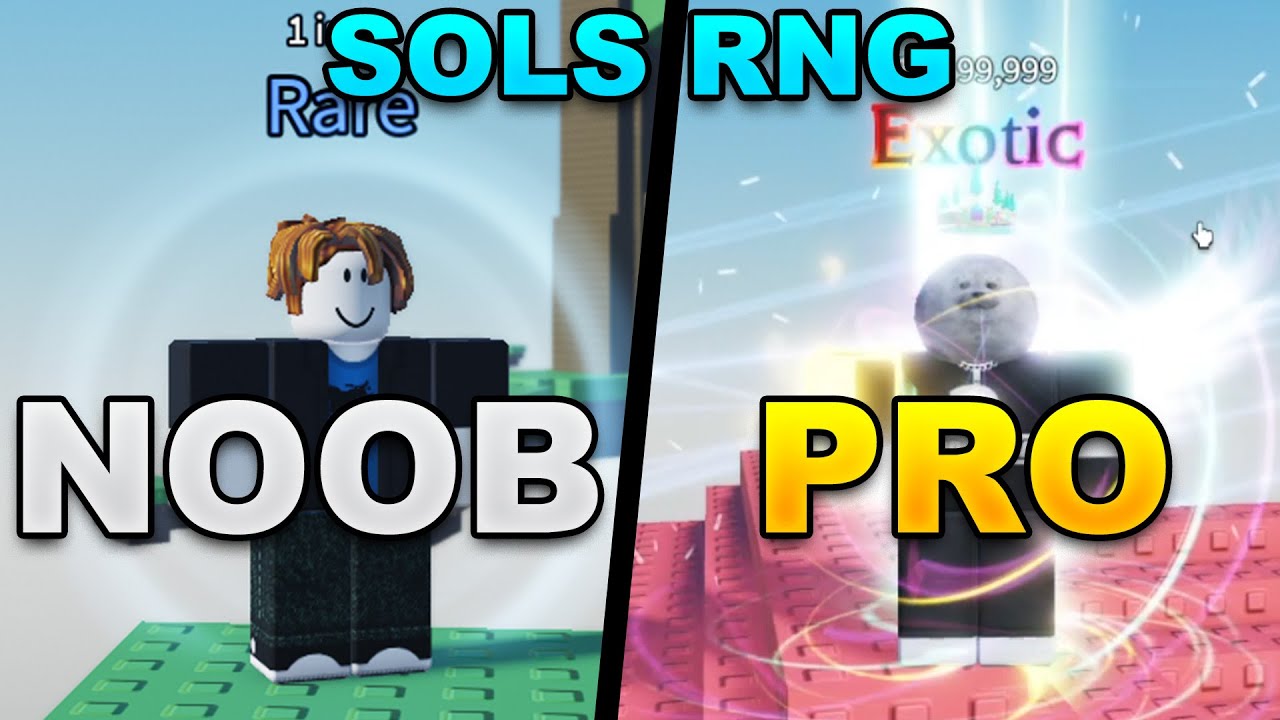 Noob Rolls Exotic and Becomes Pro in Roblox Sol's RNG - YouTube