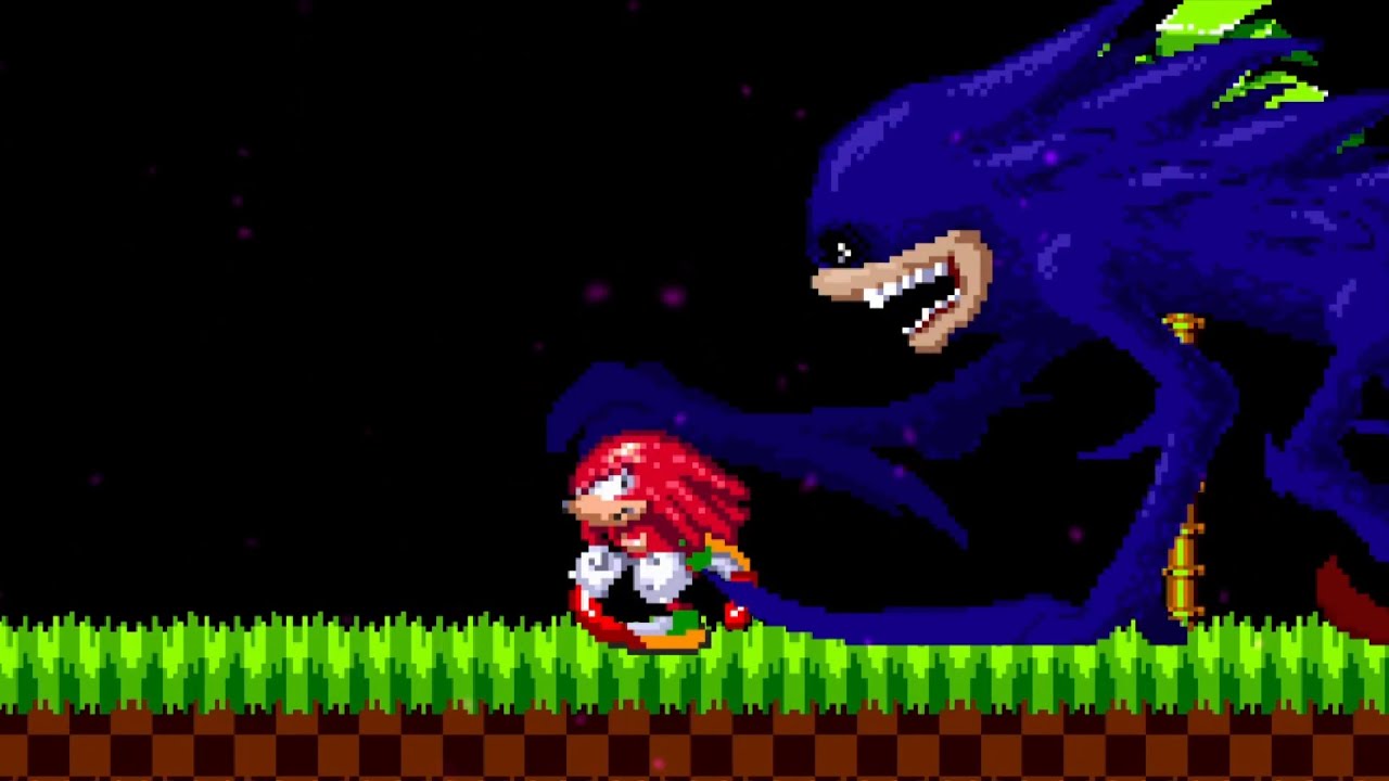 Shin Sonic vs Knuckles(Dreadful Vision | The Sonic Tapes)|Friday night ...
