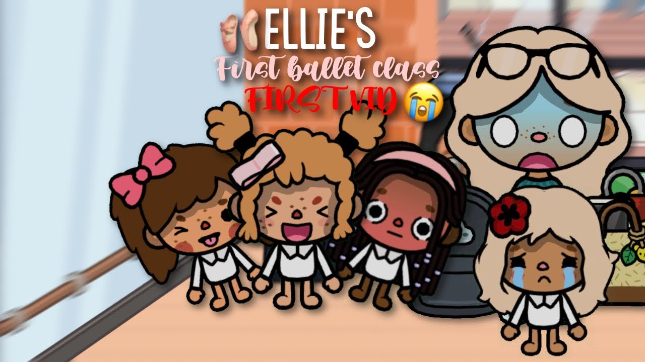 Ellie’s FIRST ballet class?! 🩰😂 *GOT BULLIED🥺* || Itz Toca Lily || FIRST VID?! || *WITH VOICE ...