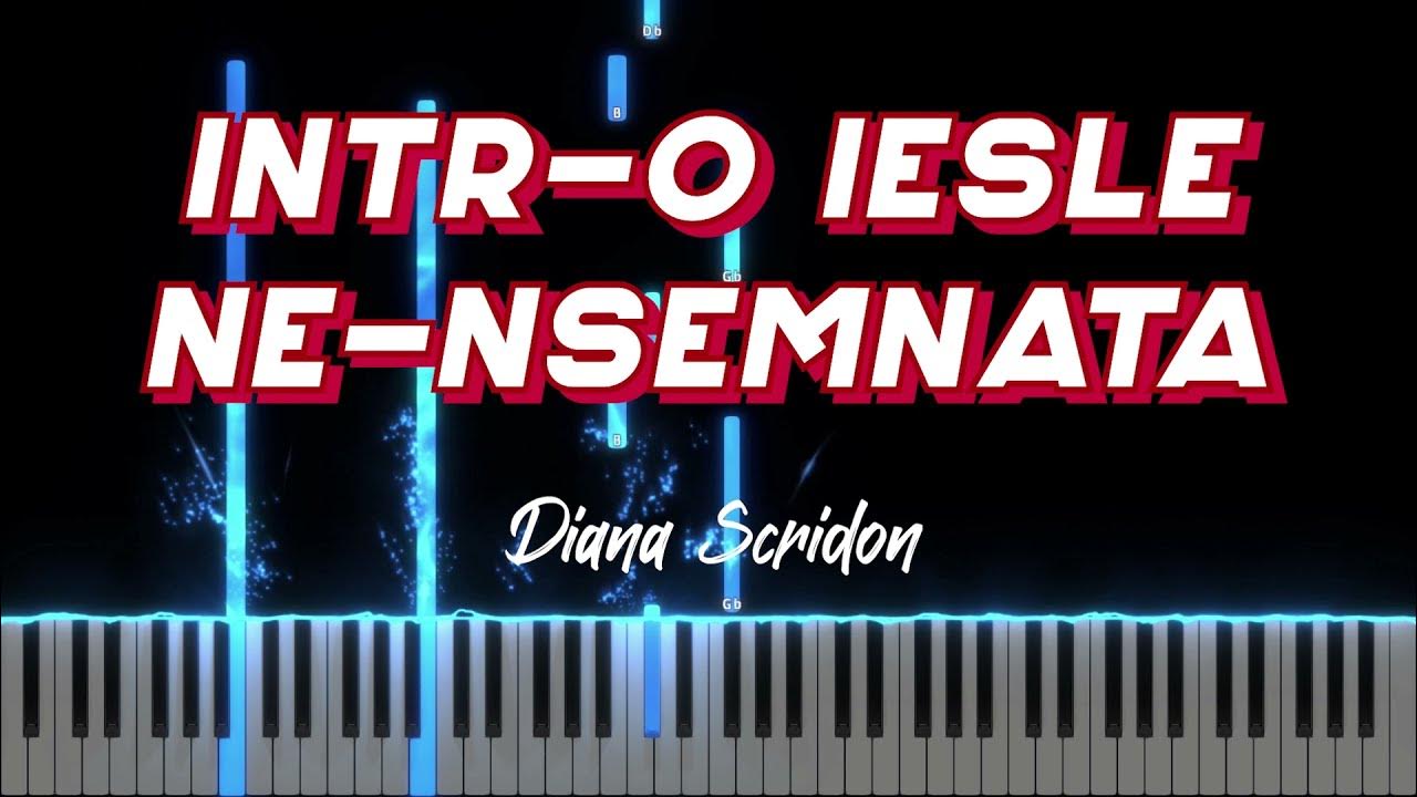 Intr-o iesle ne-nsemnata - Diana Scridon - Instrumental Pian - Negativ Pian - Tutorial #460 ...