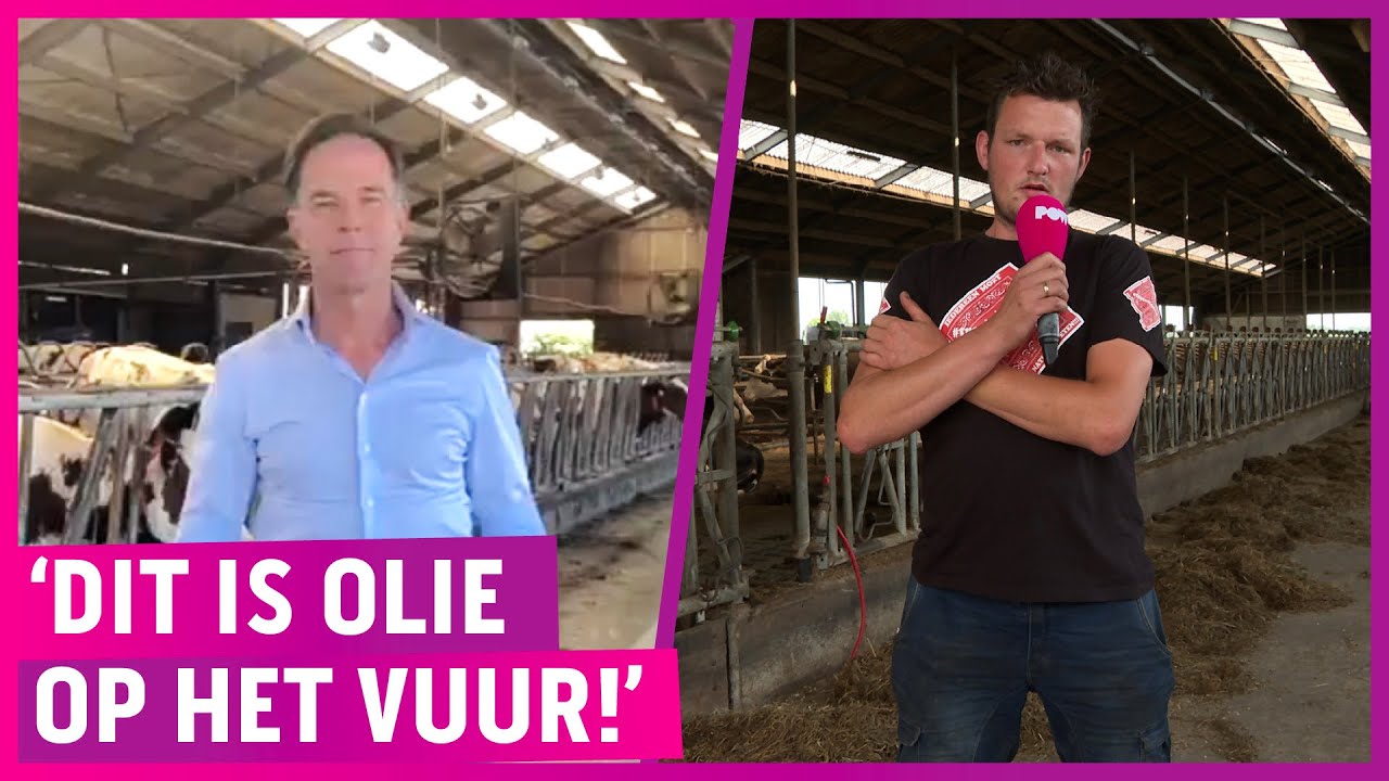 Boze Boer Koos trapt niet in geslijm Mark Rutte - YouTube