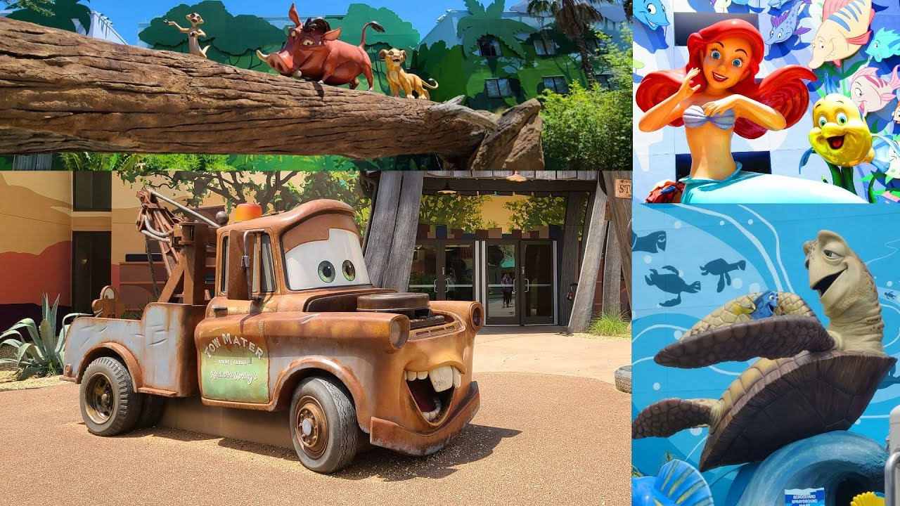 Disney's Art Of Animation Resort Explore Finding Nemo, Cars, The Lion ...
