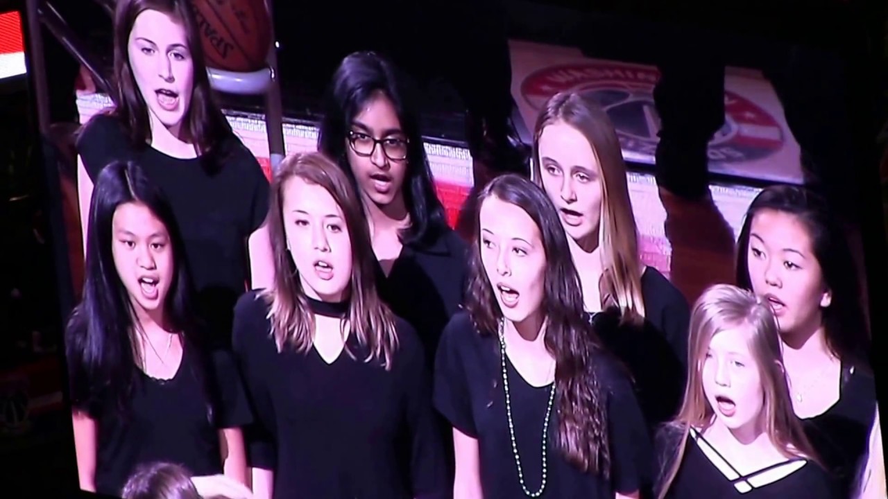 River Bend Middle School Choir sings 'Star Spangled Banner' at ...