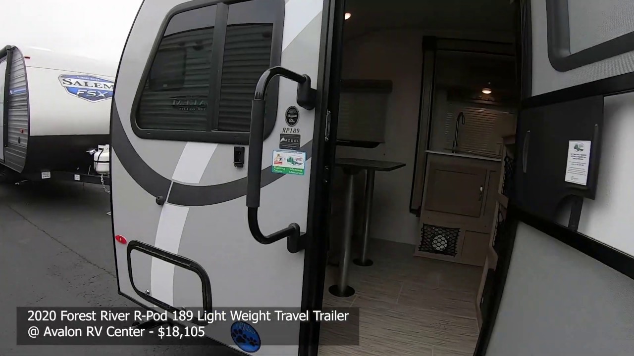 2020 R pod 189 Light Weight Travel Trailer Walk Through - YouTube