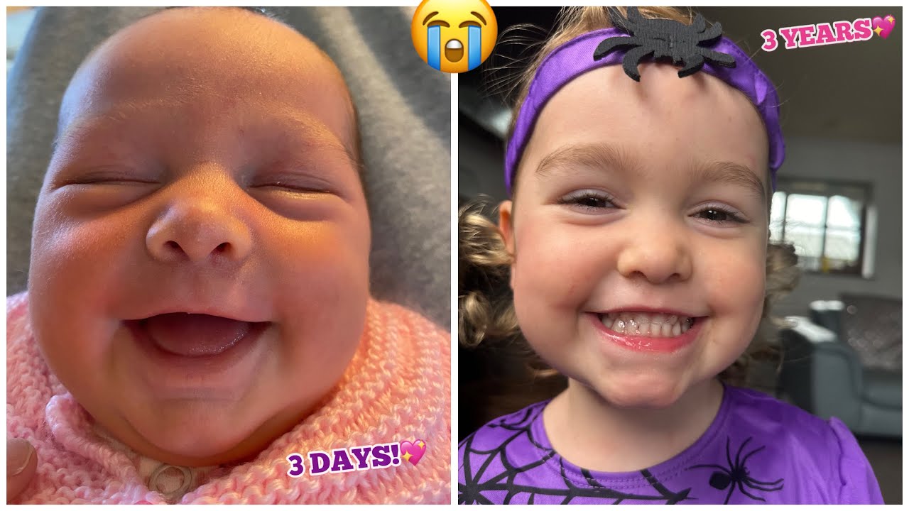 Baby Daisy 3 Year Time Lapse! She Is 3 Tommorow!💖 - YouTube