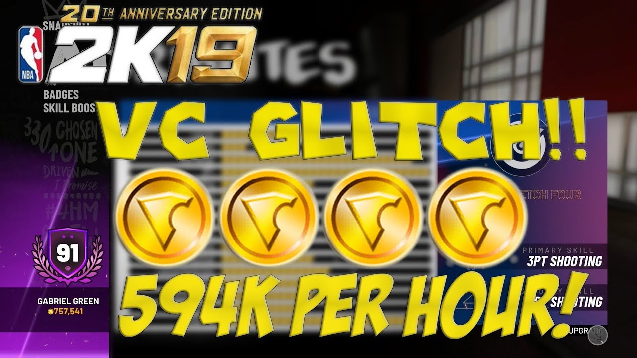 *XBOX* NBA 2K19 VC GLITCH! | 594K PER HOUR!! | NBA 2K19 UNLIMITED VC ...