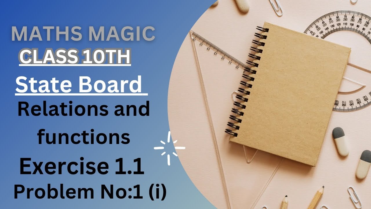 Class 10th state board Relations and functions @Vinumaths - YouTube