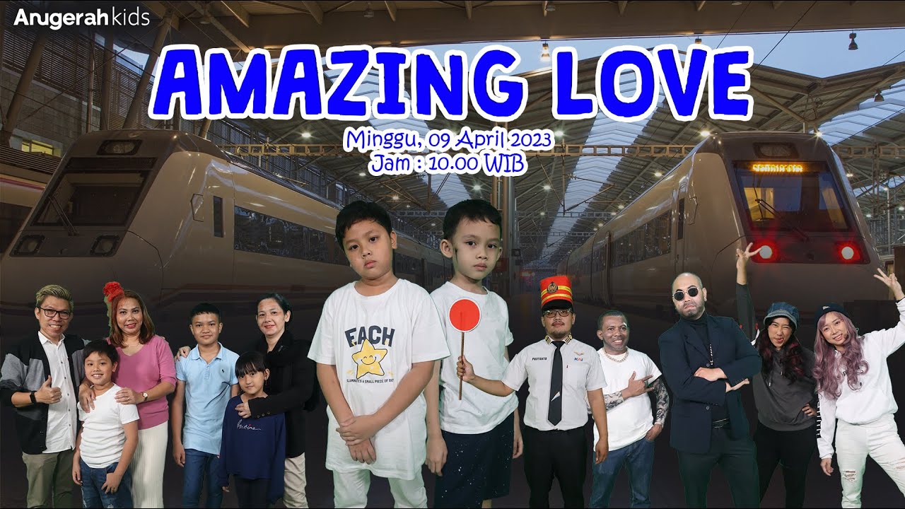 AMAZING LOVE | Ibadah Anugerah Kids , 09 April 2023 - YouTube
