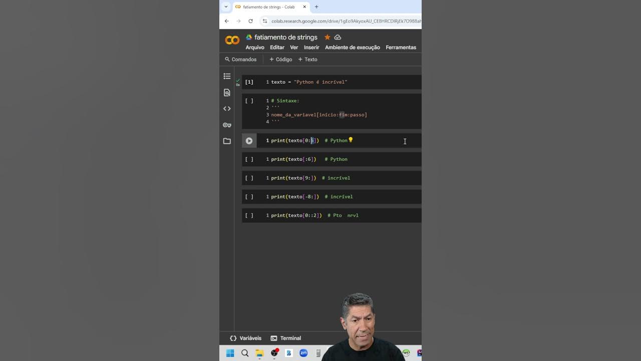 🔍 Fatiamento de Strings em Python! - YouTube