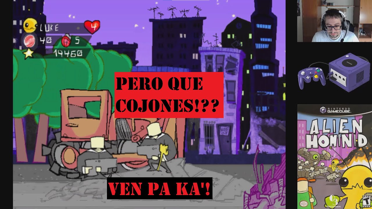UNA PARTIDA A... Alien Hominid [GAMECUBE] - Gameplay en español - YouTube