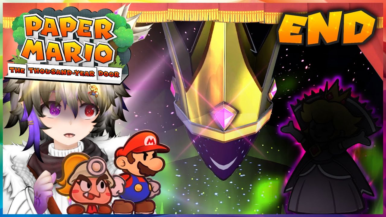 The FINAL Curtain, the FINAL Boss!👑 | Paper Mario Thousand Year Door ...
