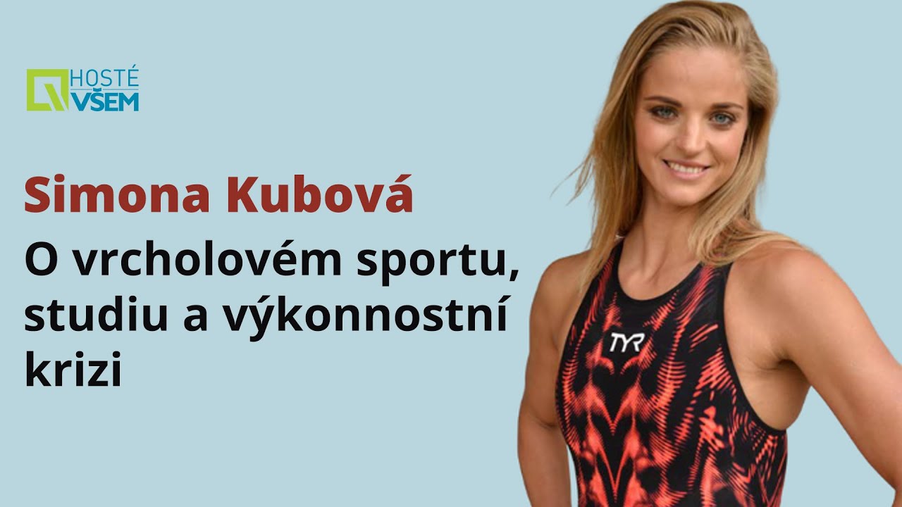 Hosté VŠEM - Simona Kubová, plavecká rekordmanka a olympionička - YouTube