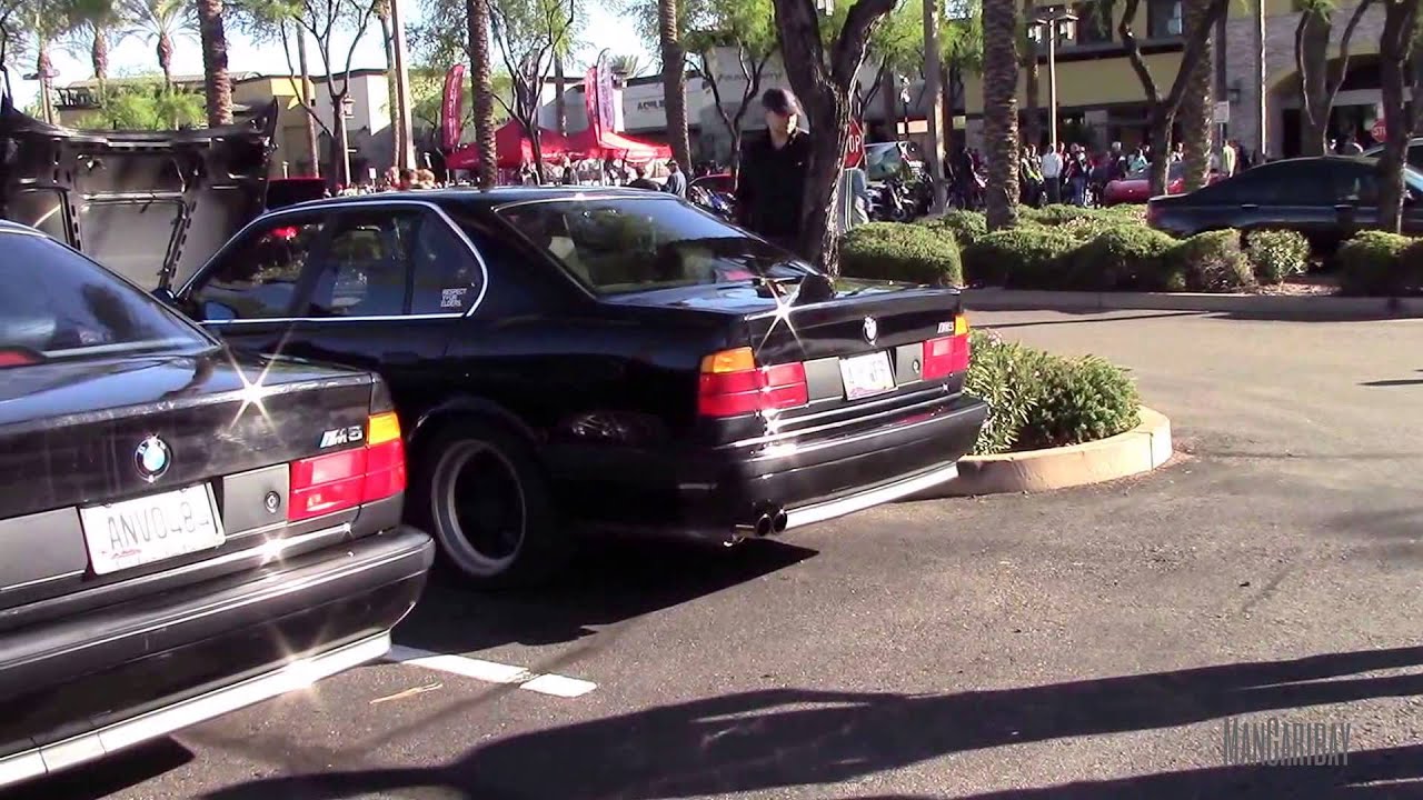 The BMW Twins - A Pair of Black E34 M5 - YouTube