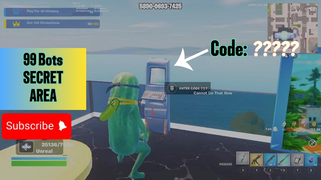 99 Bots SECRET area - YouTube