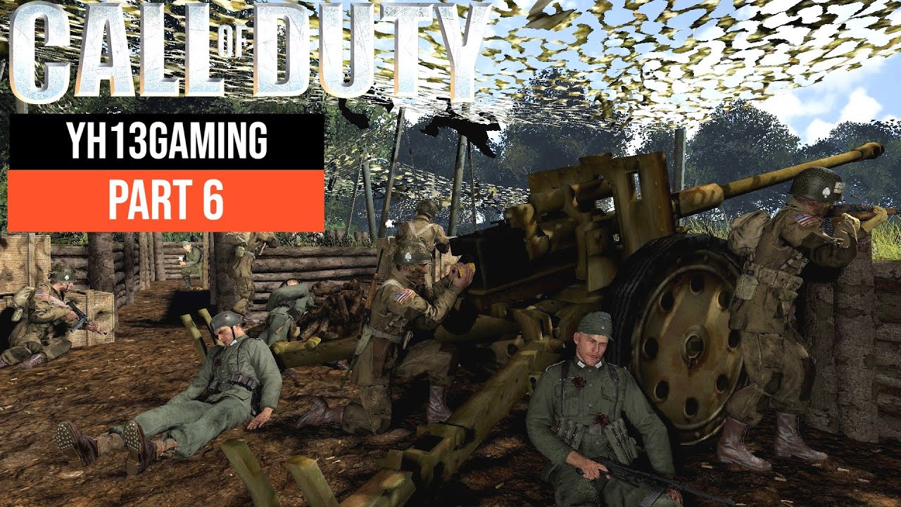 call of duty 1 Gameplay Walkthrough FULL GAME / Mission #6 Brecourt ...