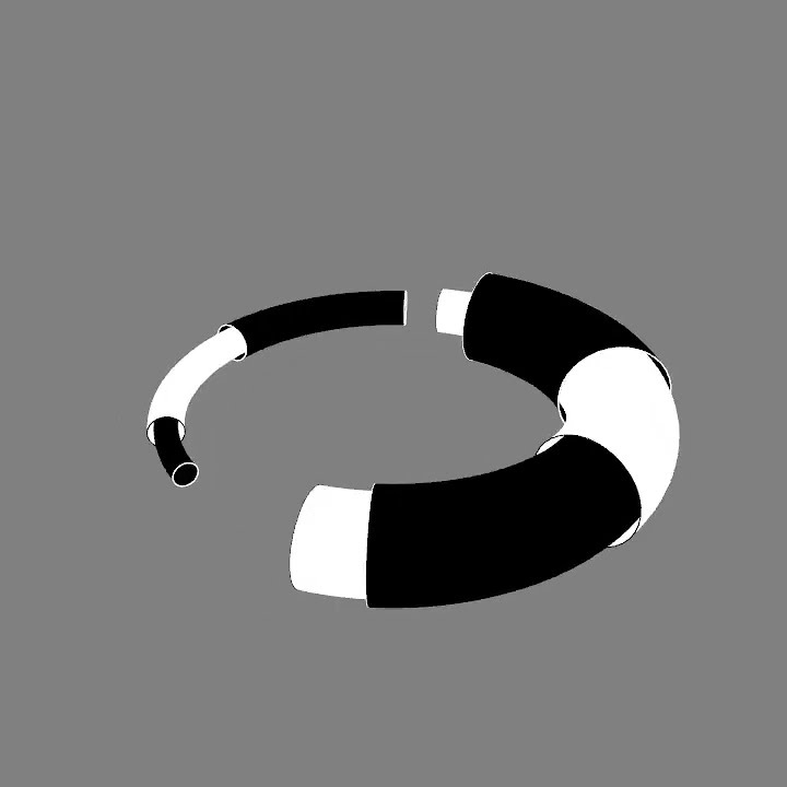 Monochrome rings. Draw by openFrameworks - YouTube