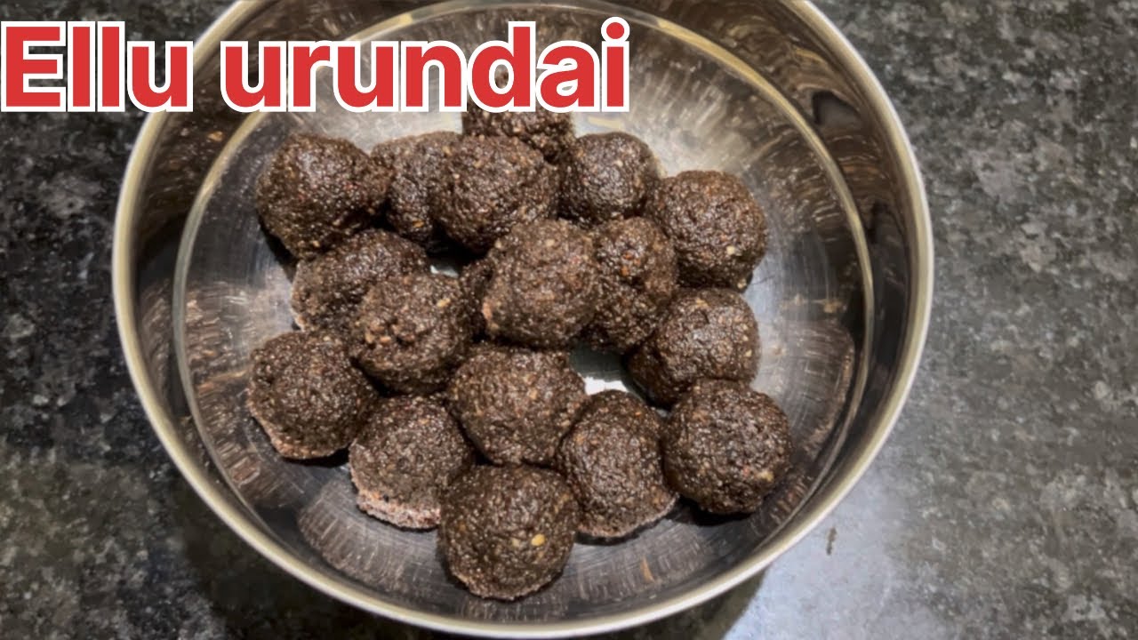 | Ellu urundai | Ellachi sweet | healthy and traditional sweet | - YouTube